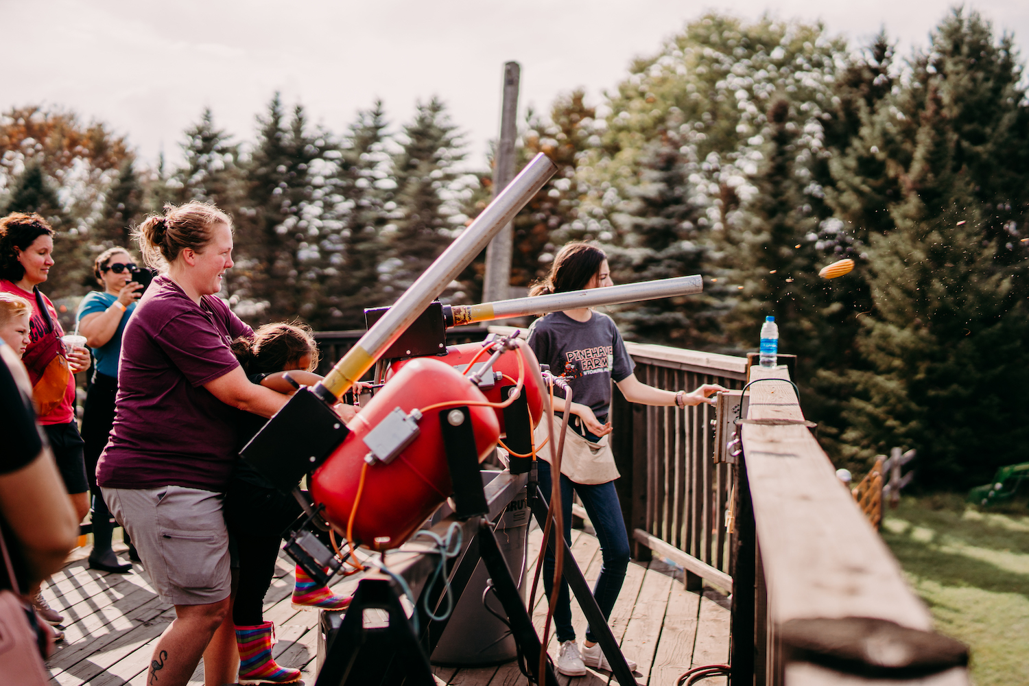 Pirate Ship Corn Cannons - Pinehaven Farm