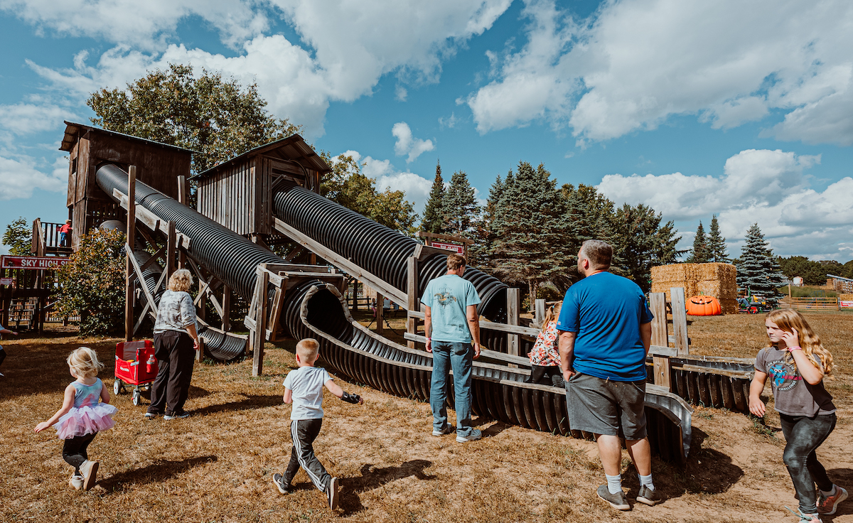 Skyhigh Slides - Pinehaven Farm